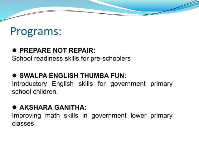 PPT on Akshara Foundation Bengaluru NPO/NGO | PPT