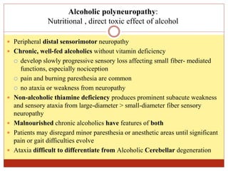 Ppt on alcohol in neurology | PPTX