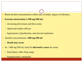 Ppt on alcohol in neurology | PPTX