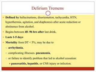 Delirium Tremens Disease