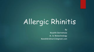 PPT on Allergic Rhinitis.pptx