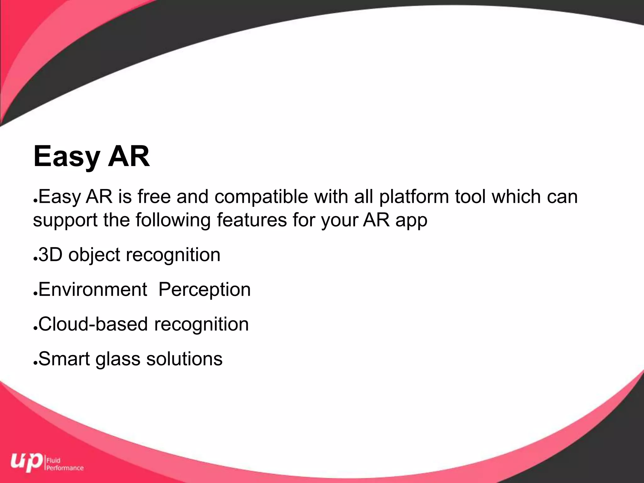 AR mobile app development | PPTX