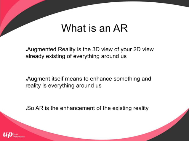 AR mobile app development | PPTX | Augmented Reality | Technology ...