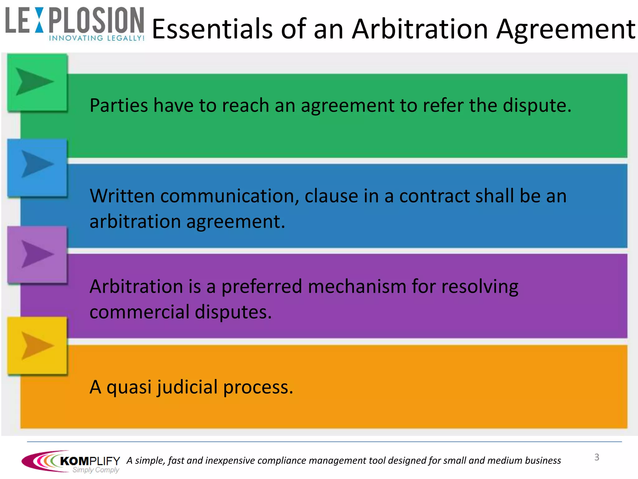 A Beginners' Guide to Arbitration | PPT | Free Download