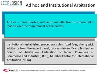 A Beginners' Guide to Arbitration | PPT