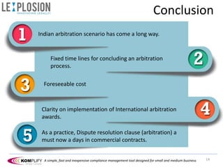 A Beginners' Guide to Arbitration | PPT