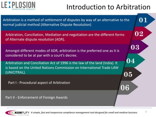 A Beginners' Guide to Arbitration | PPT