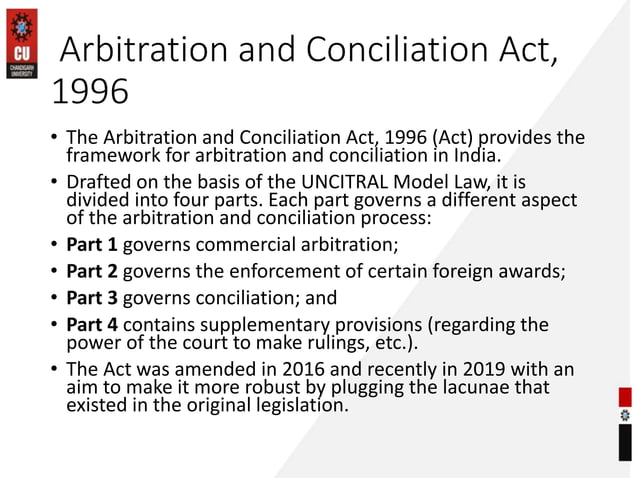 PPT on Arbitration.pptx | Legal Services Industry | Industries