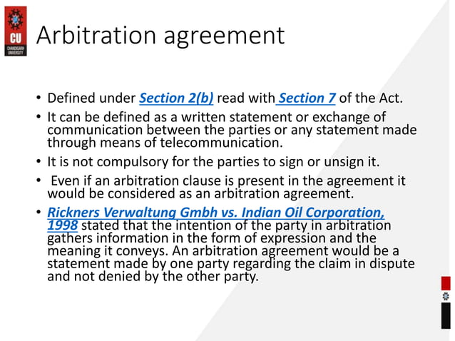 PPT on Arbitration.pptx | Legal Services Industry | Industries
