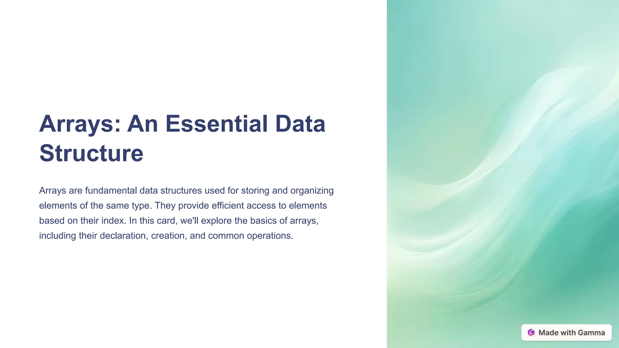 ppt on arrays in c programming language.pptx