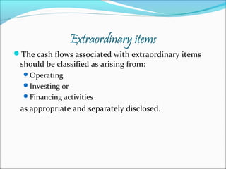 Accounting Standard-3 Cash Flow Statement by Nithin Raj | PPT