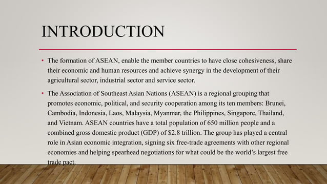 Ppt on asean | PPTX