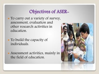Ppt on ASER education shridhar | PPTX