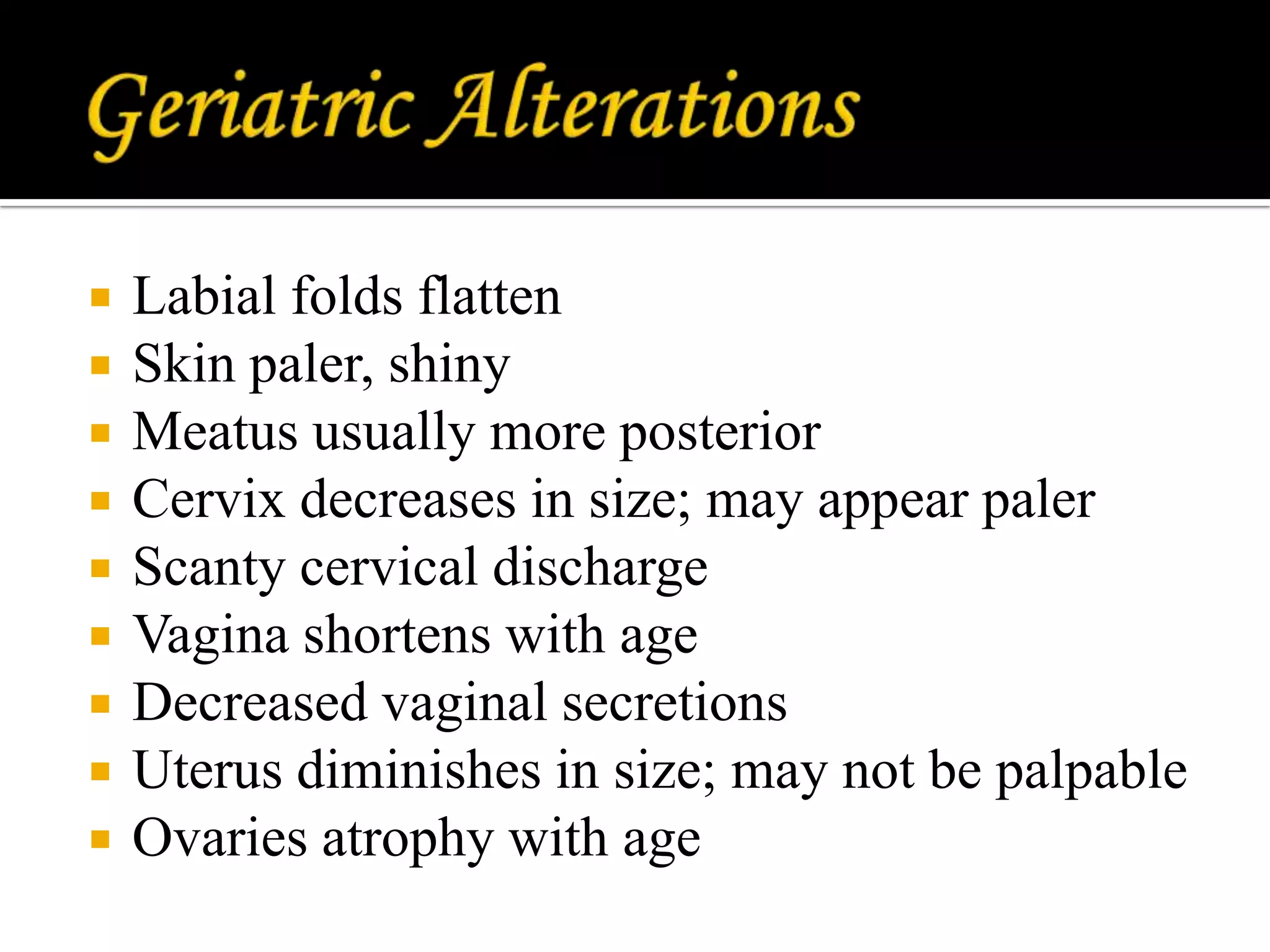 Ppt on assessmaent of female reproductive system | PPTX
