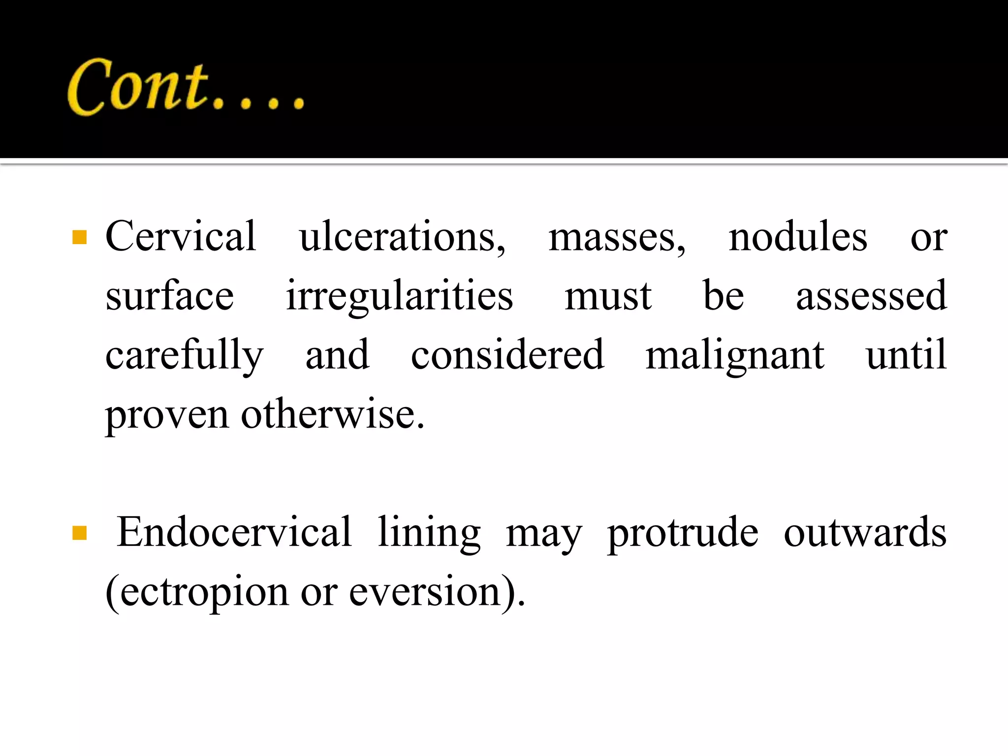 Ppt on assessmaent of female reproductive system | PPTX