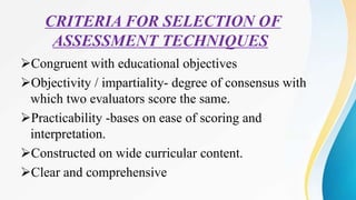 Ppt on assessment of knowledge | PPTX