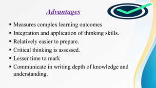 Ppt on assessment of knowledge | PPTX