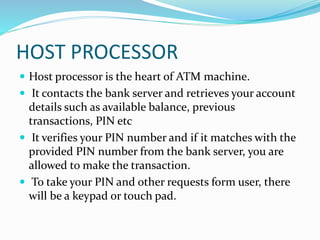 Ppt on atm machine | PPTX