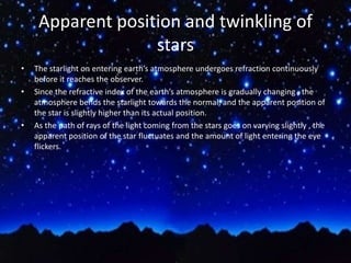 Ppt on atmospheric refraction | PPTX