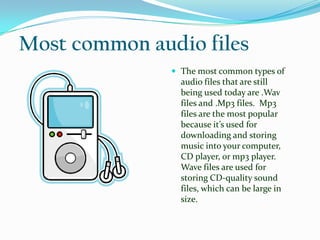 Ppt on audio file formats | PPTX