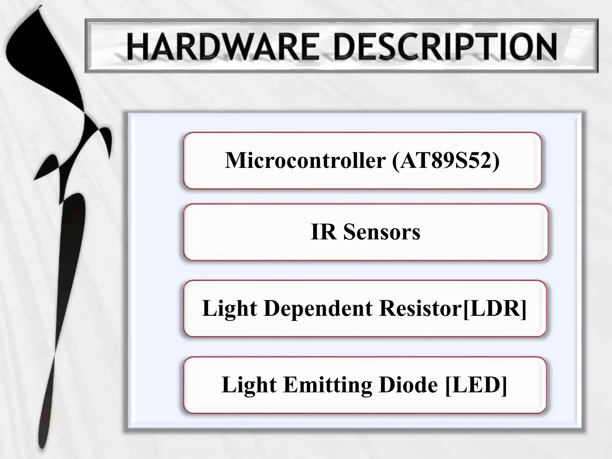 Ppt on automatic street light control using ir sensors | PPTX