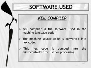 Ppt on automatic street light control using ir sensors | PPTX