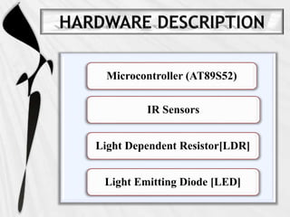 Ppt on automatic street light control using ir sensors | PPTX