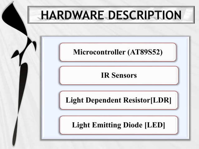 Ppt on automatic street light control using ir sensors | PPTX | Computer Peripherals | Computing
