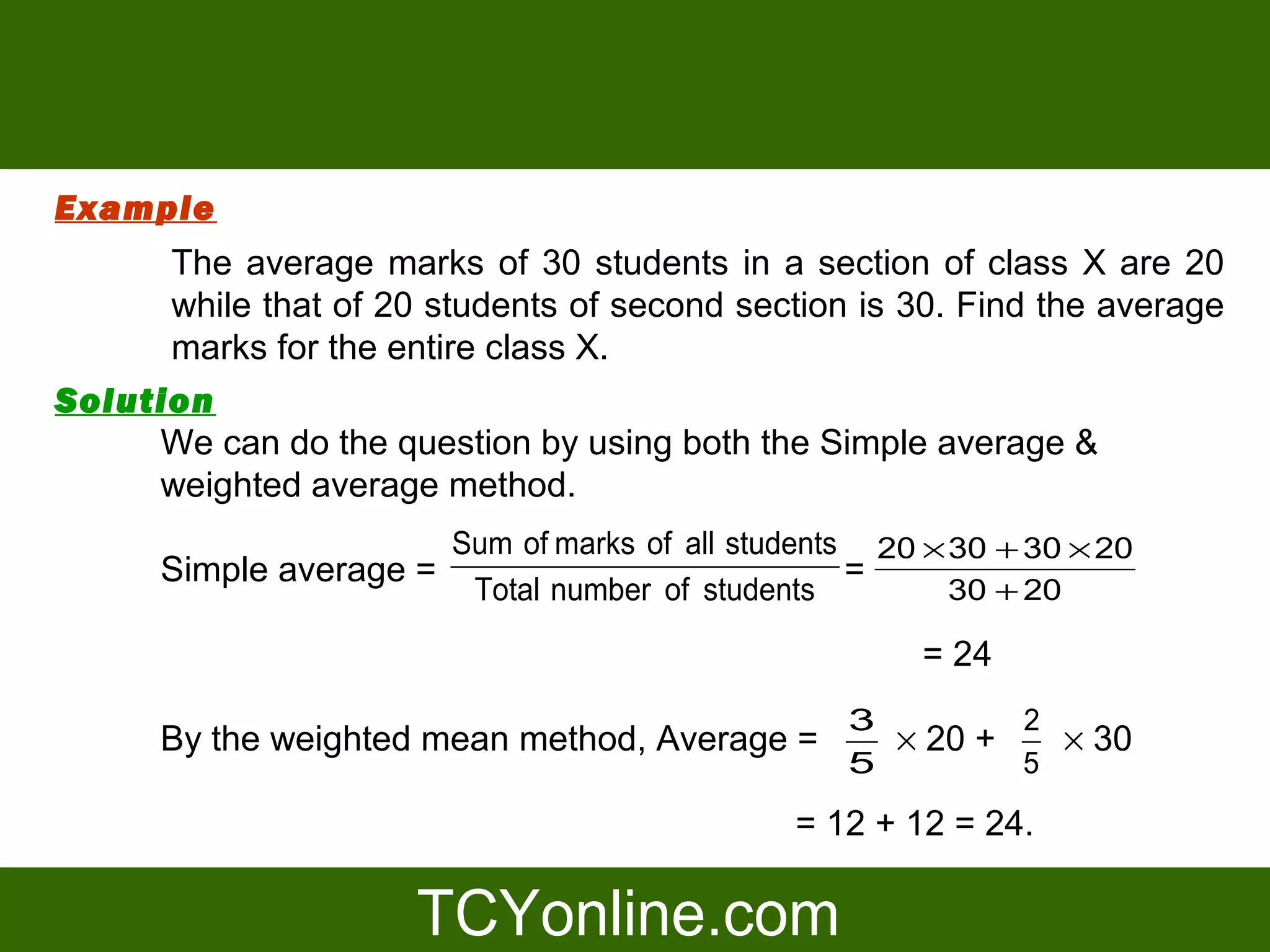 averages | PPT