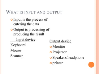 Ppt on basic of computer samtoshg | PPT
