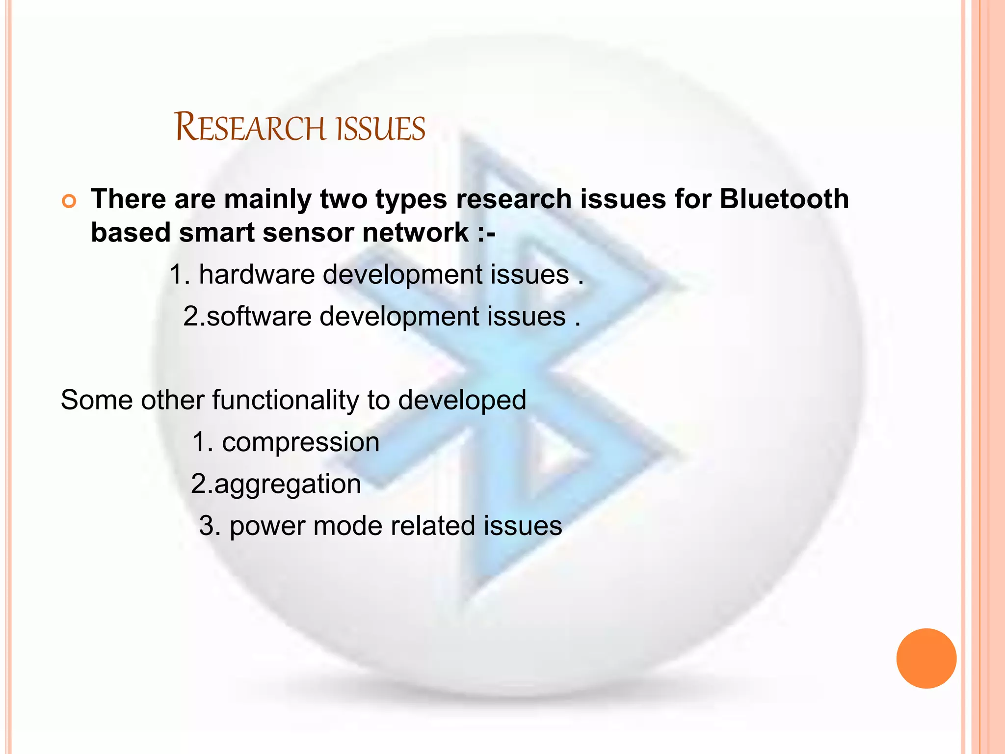 Bluetooth Based Smart Sensor Network | PPTX