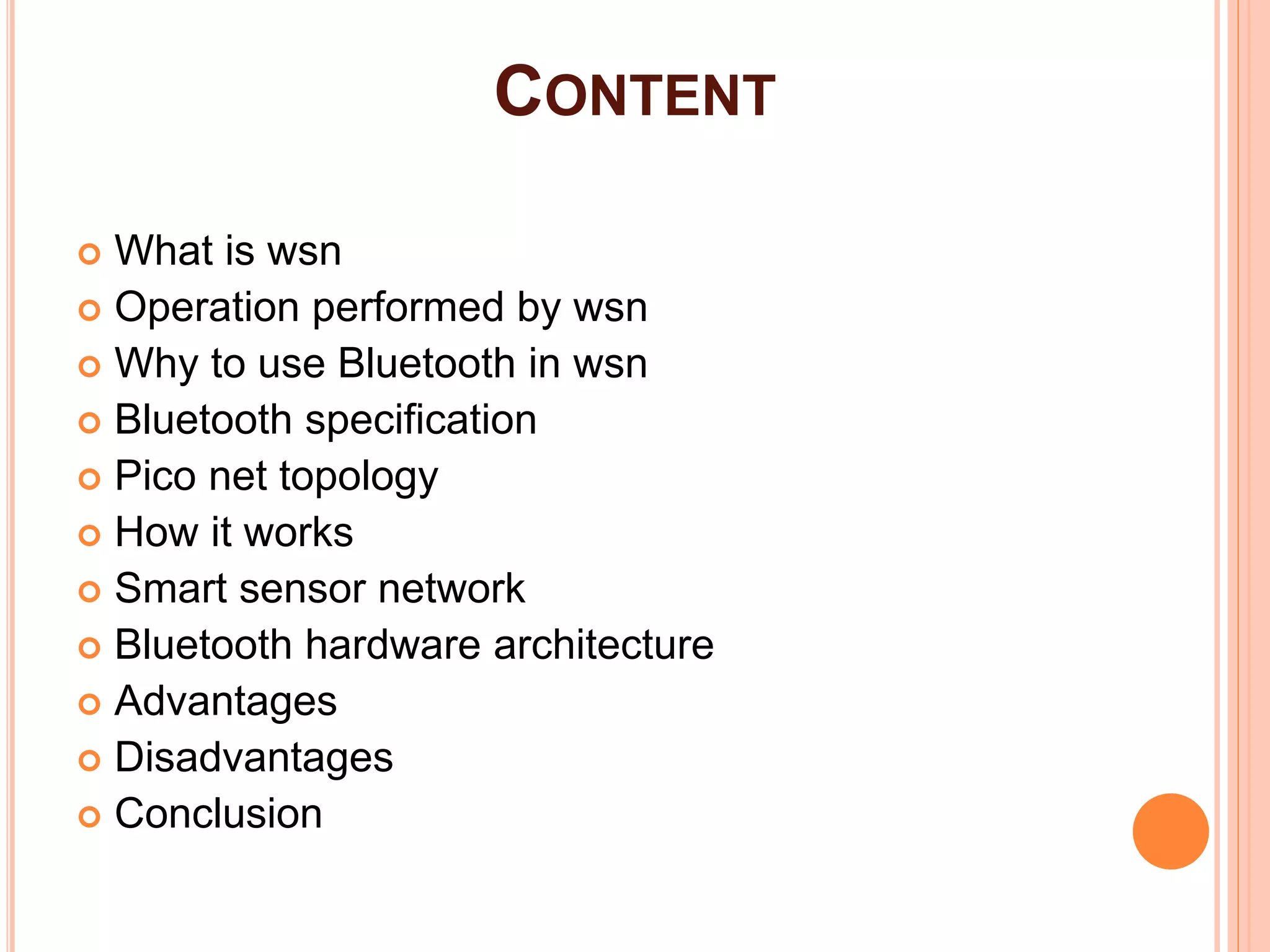 Bluetooth Based Smart Sensor Network | PPTX