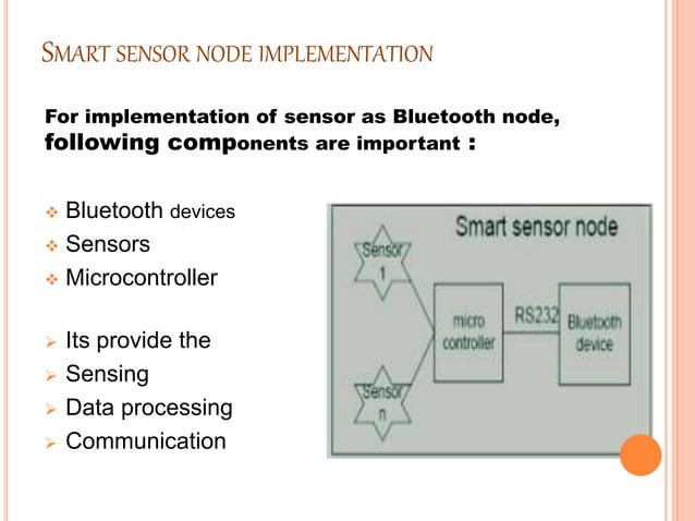 Bluetooth Based Smart Sensor Network | PPT