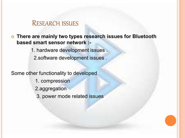 Bluetooth Based Smart Sensor Network | PPTX | Internet of Things | Internet