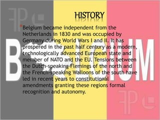 Ppt On Belgium | PPTX