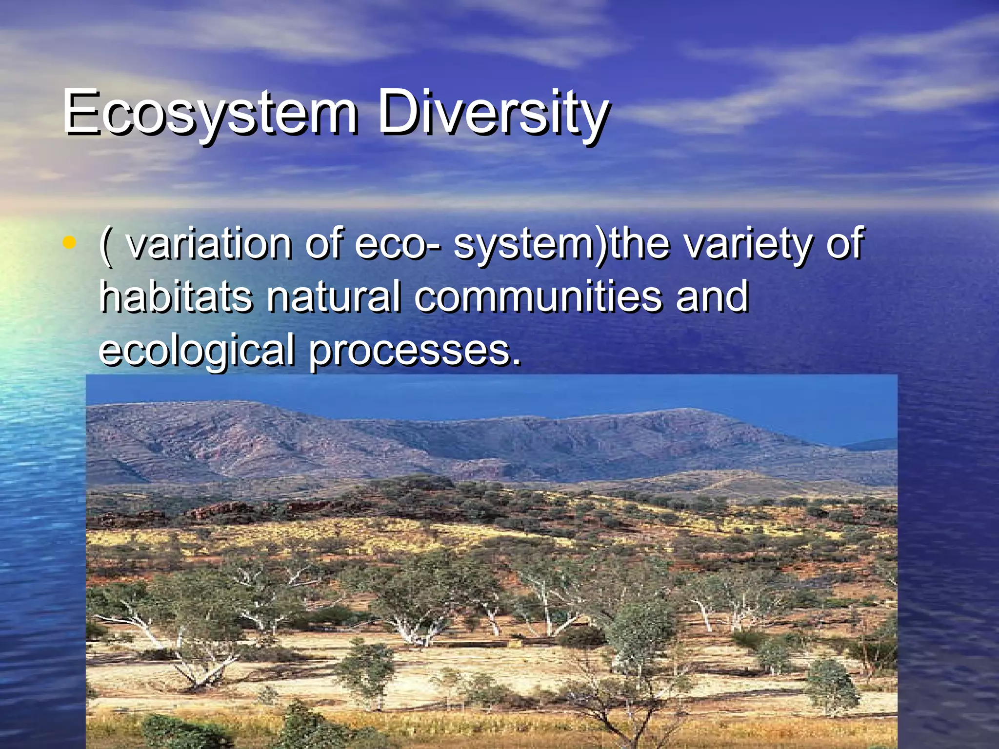 Ppt on biodiversity | PPT | Biological Sciences | Science