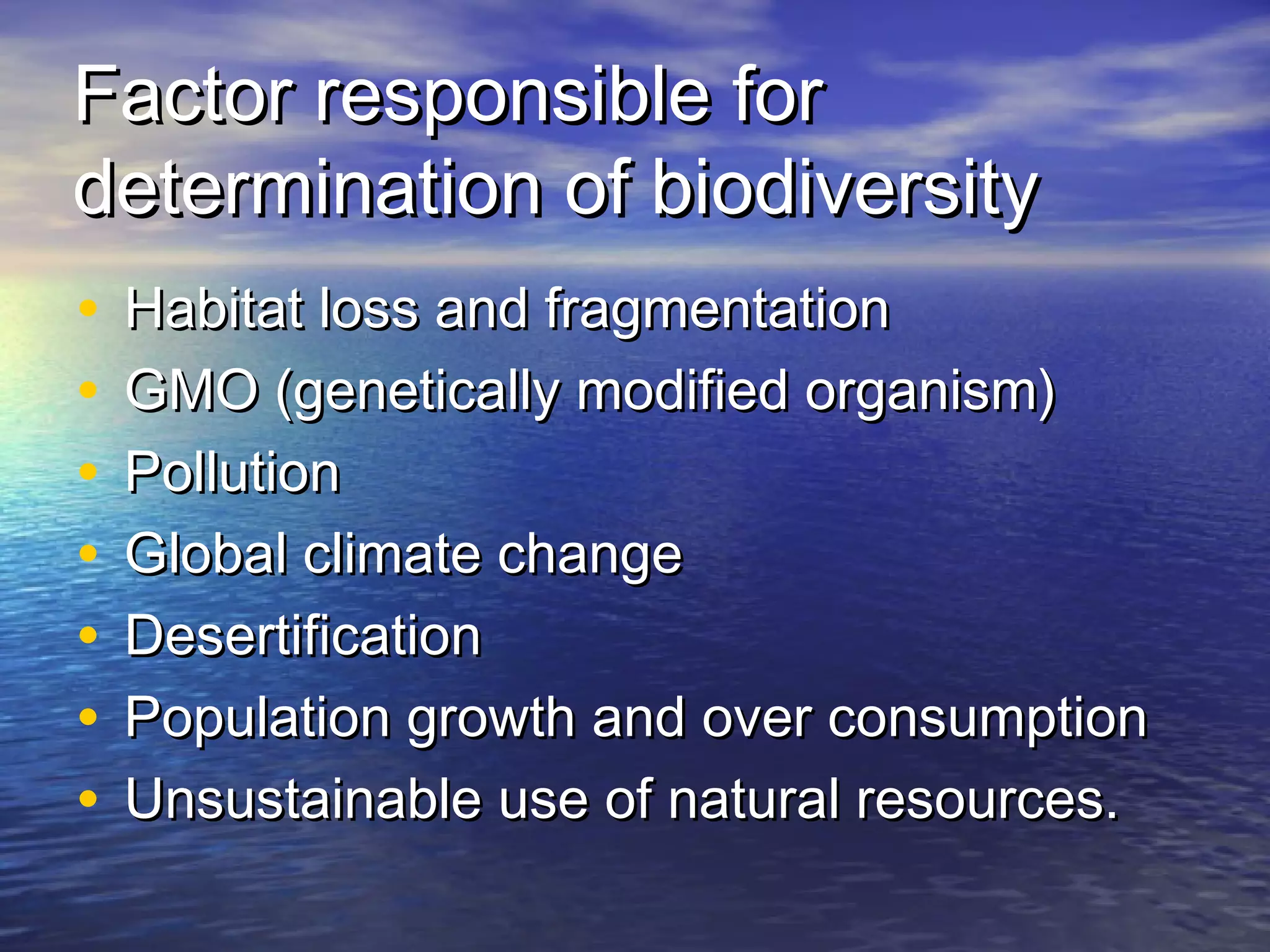 Ppt on biodiversity | PPT