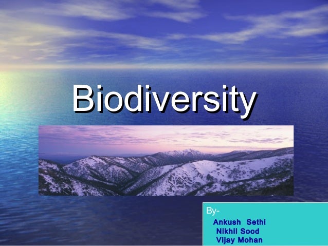 Ppt on biodiversity