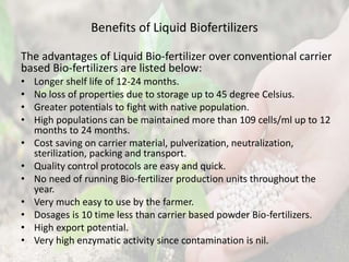 Ppt on biofertilizers | PPTX