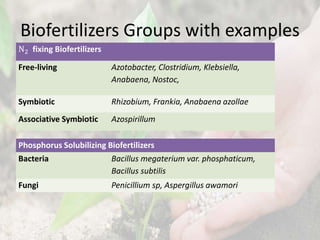 Ppt on biofertilizers | PPT