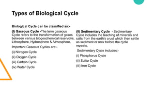 Ppt on Biogeochemical Cycle USacademy.in