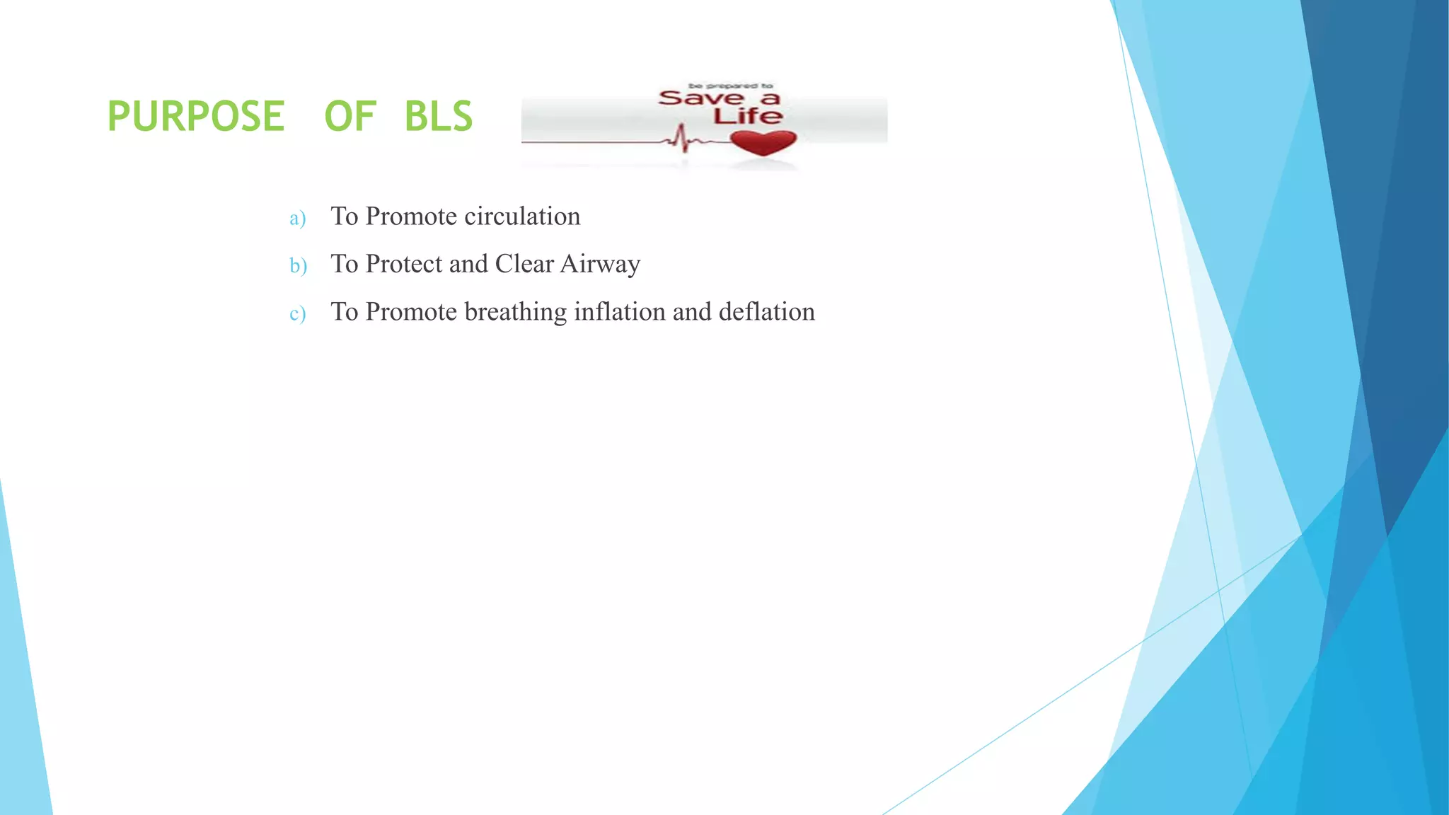 BASIC LIFE SUPPORT (BLS) | PPTX