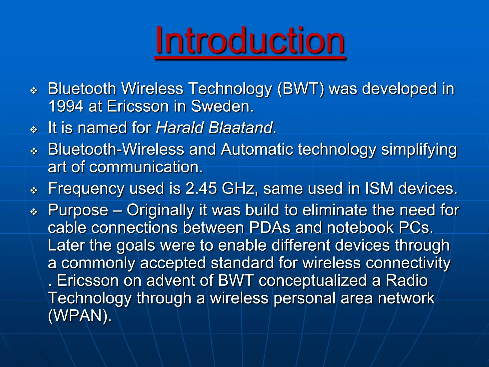 Ppt On Bluetooth Based Wireless Sensor Networks Pptx Internet Of