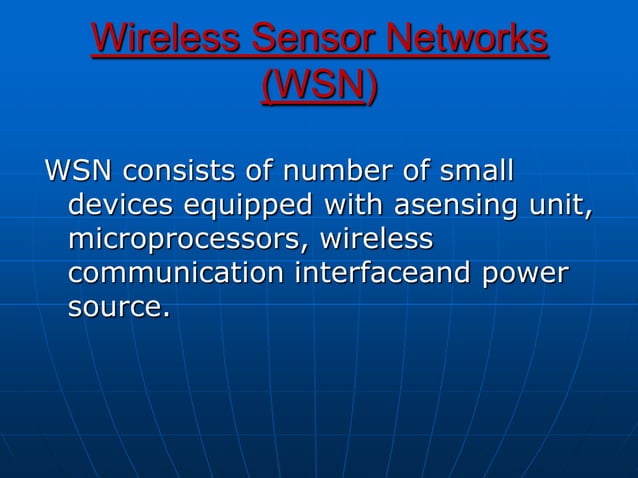 PPT on Bluetooth Based Wireless Sensor Networks | PPTX | Internet of ...