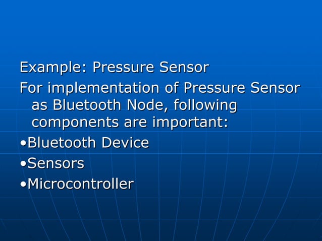 Ppt On Bluetooth Based Wireless Sensor Networks Pptx Internet Of