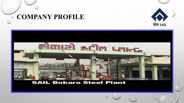 Ppt on bokaro steel plant | PPTX