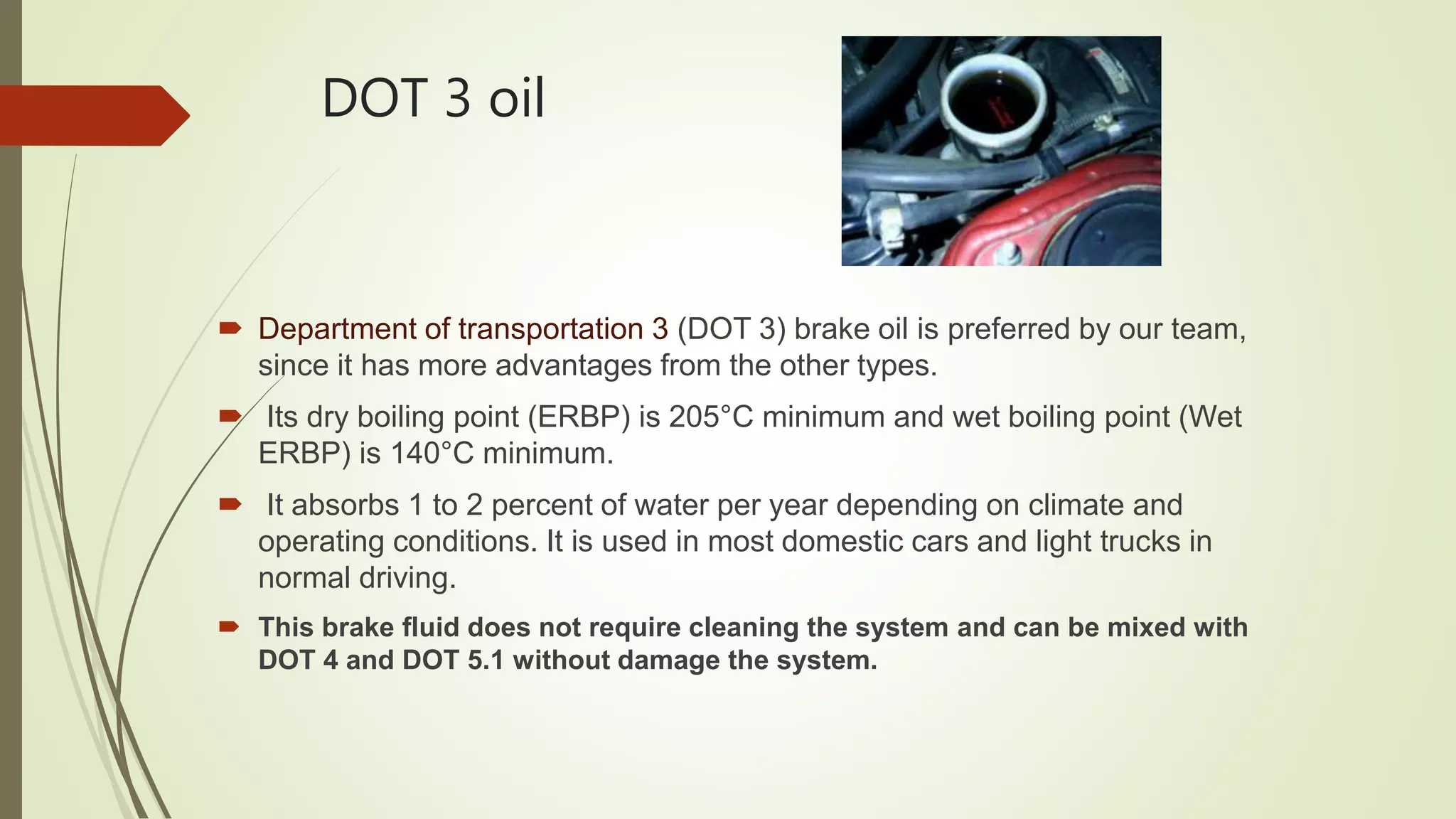 brake fluids | PPTX
