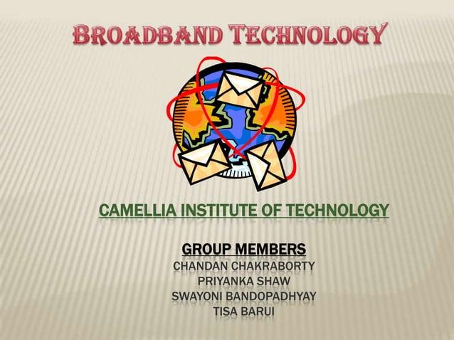 broadband technology | PPTX | Internet | Computing