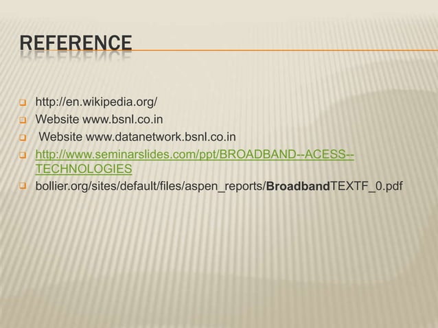 broadband technology | PPTX | Internet | Computing