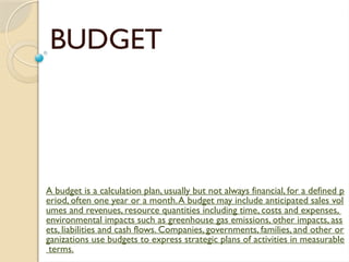 ppt on Union Budget 2024 by ca ravikumar | PPTX
